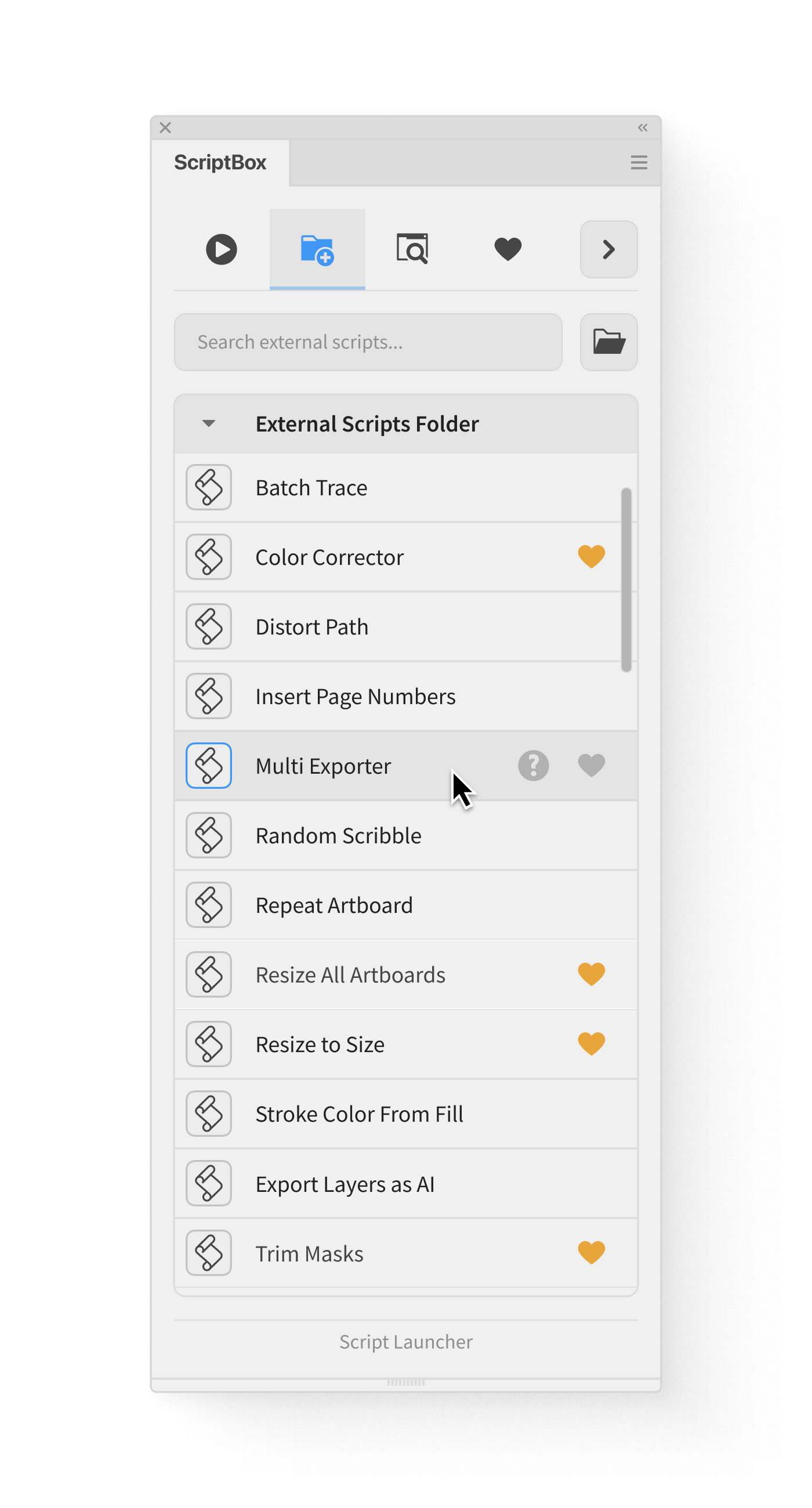 Script Launcher – Samolevsky
