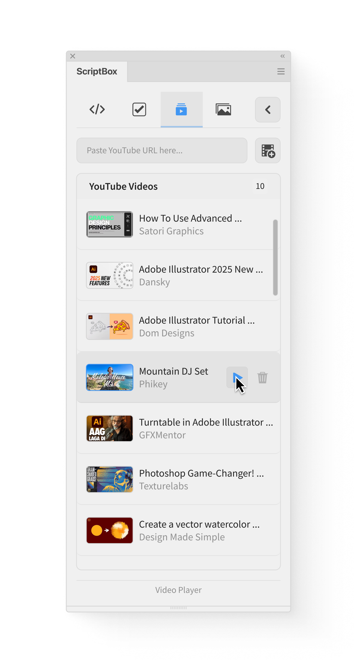 Video Player – Samolevsky