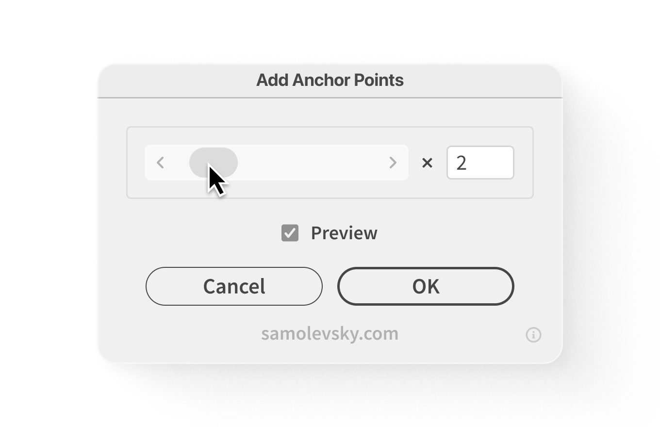 Add Anchor Points – Samolevsky