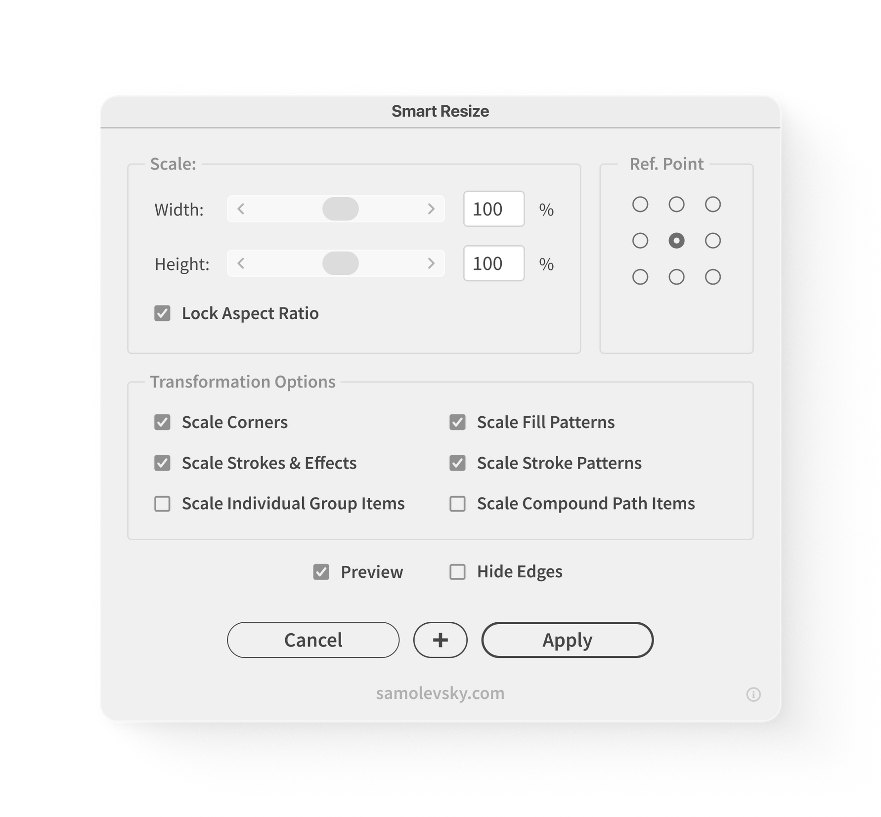 Smart Resize – Samolevsky