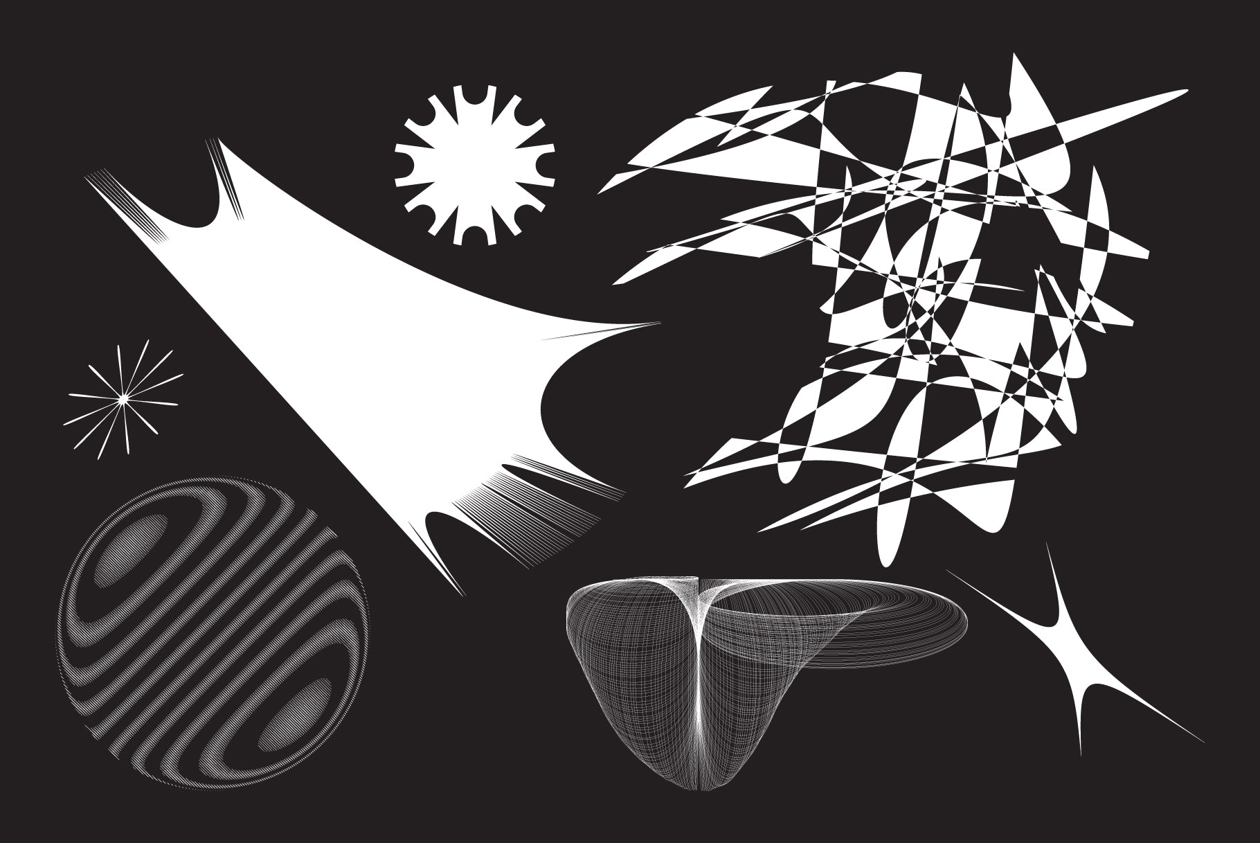 111 Strange Vector Shapes – Samolevsky
