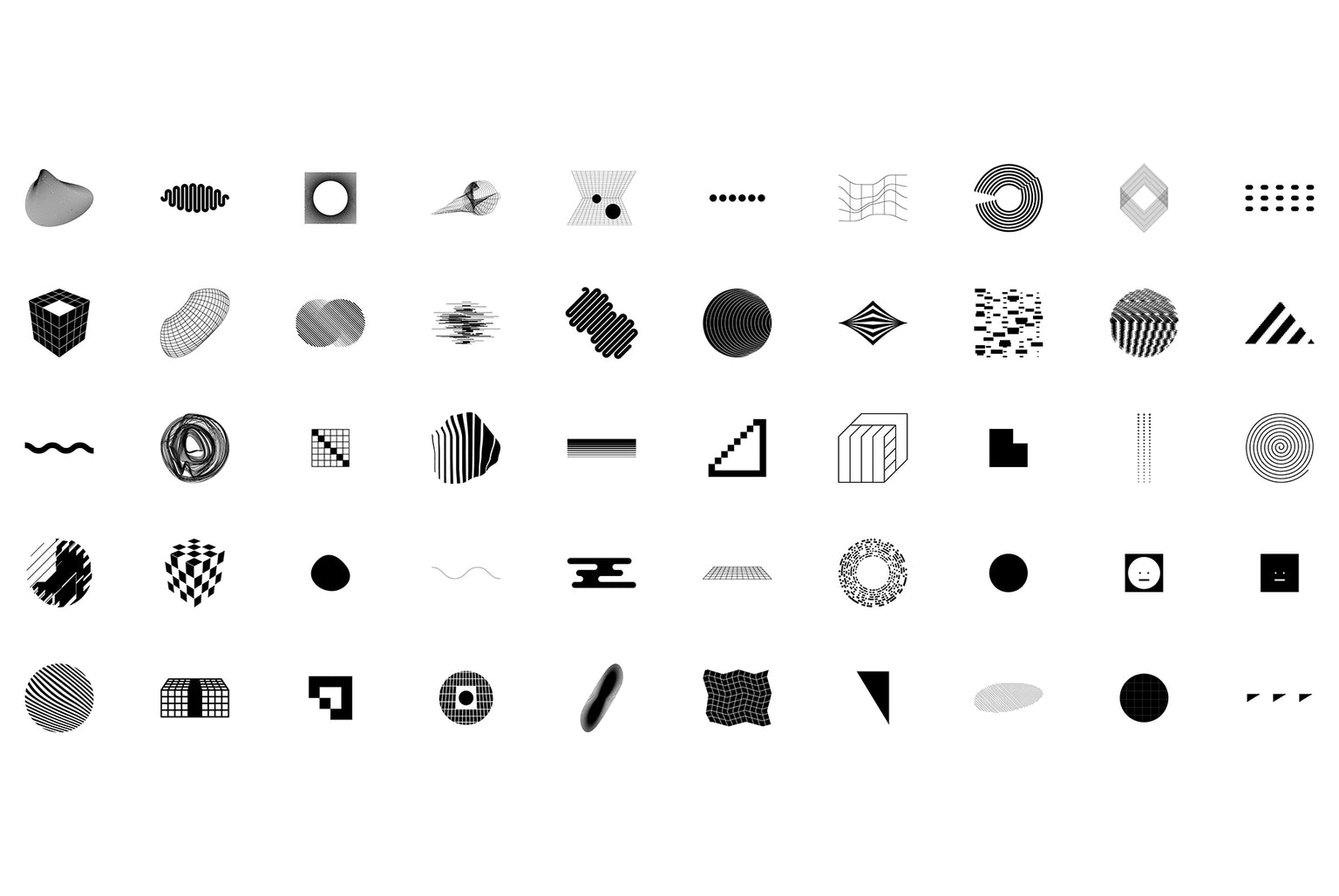 Abstract - 100 Universal Vector Objects – Samolevsky