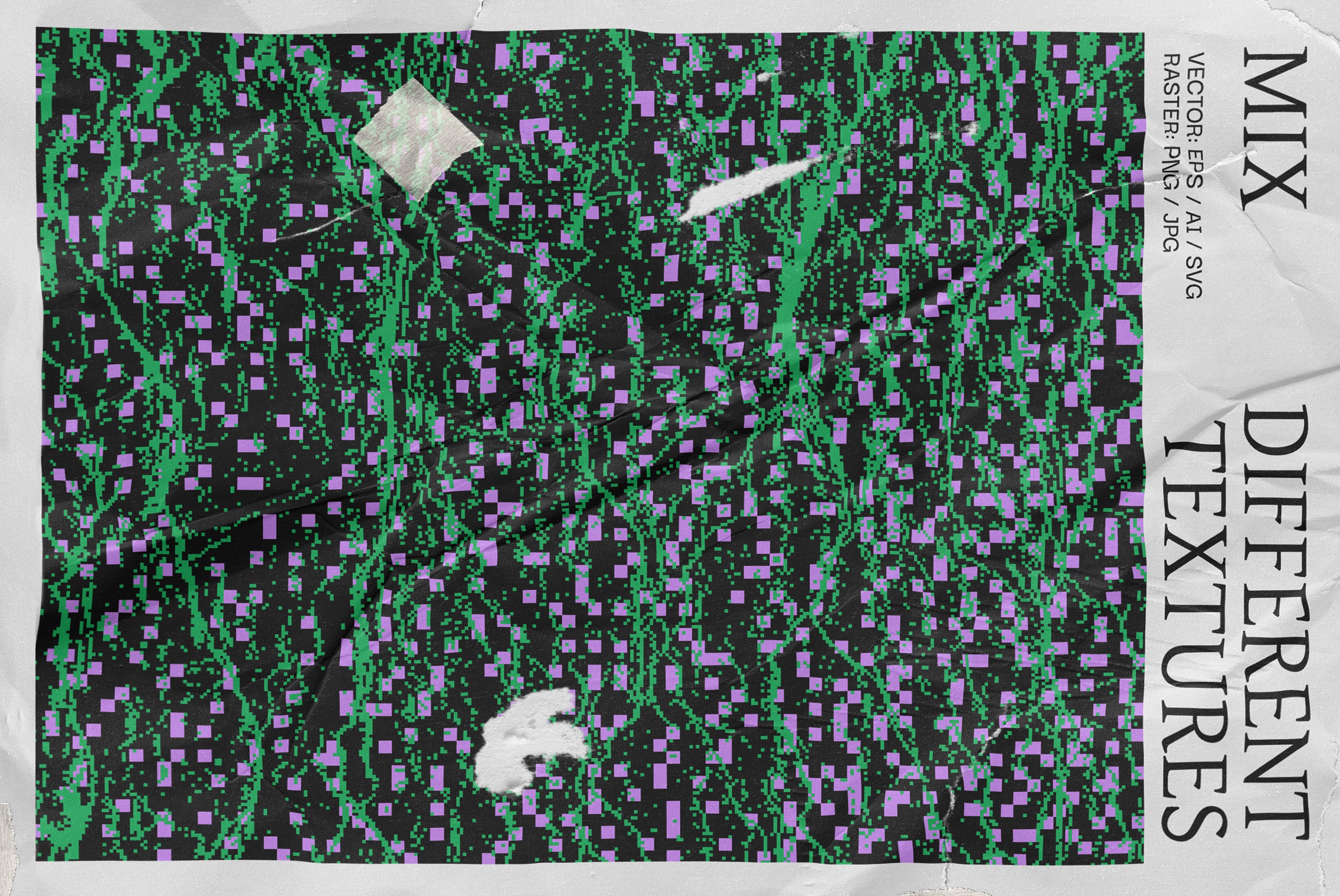 100 Bitmap Vector Textures – Samolevsky