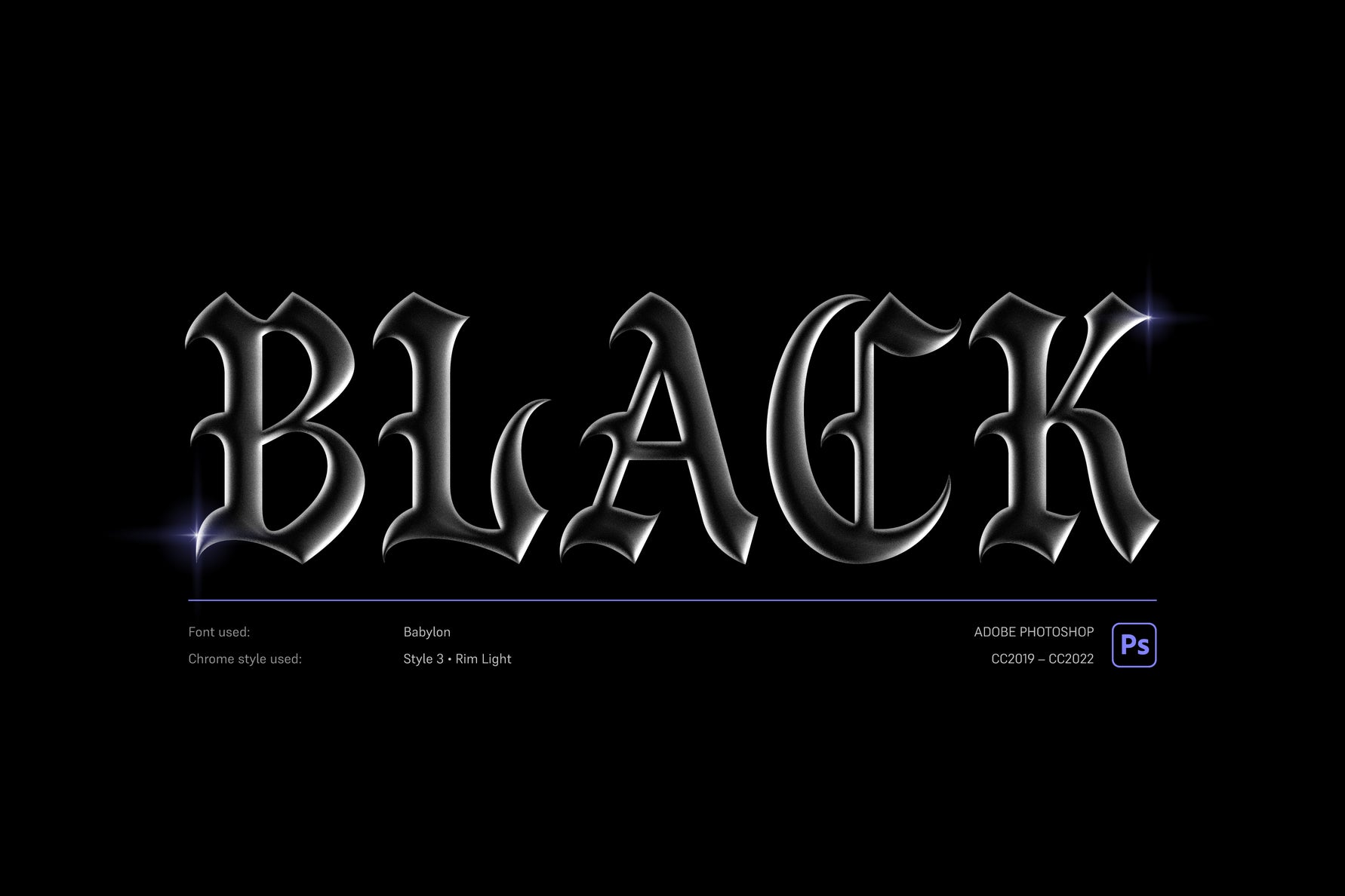 Chrome 3D Effect for Photoshop + 120 Shapes – Samolevsky