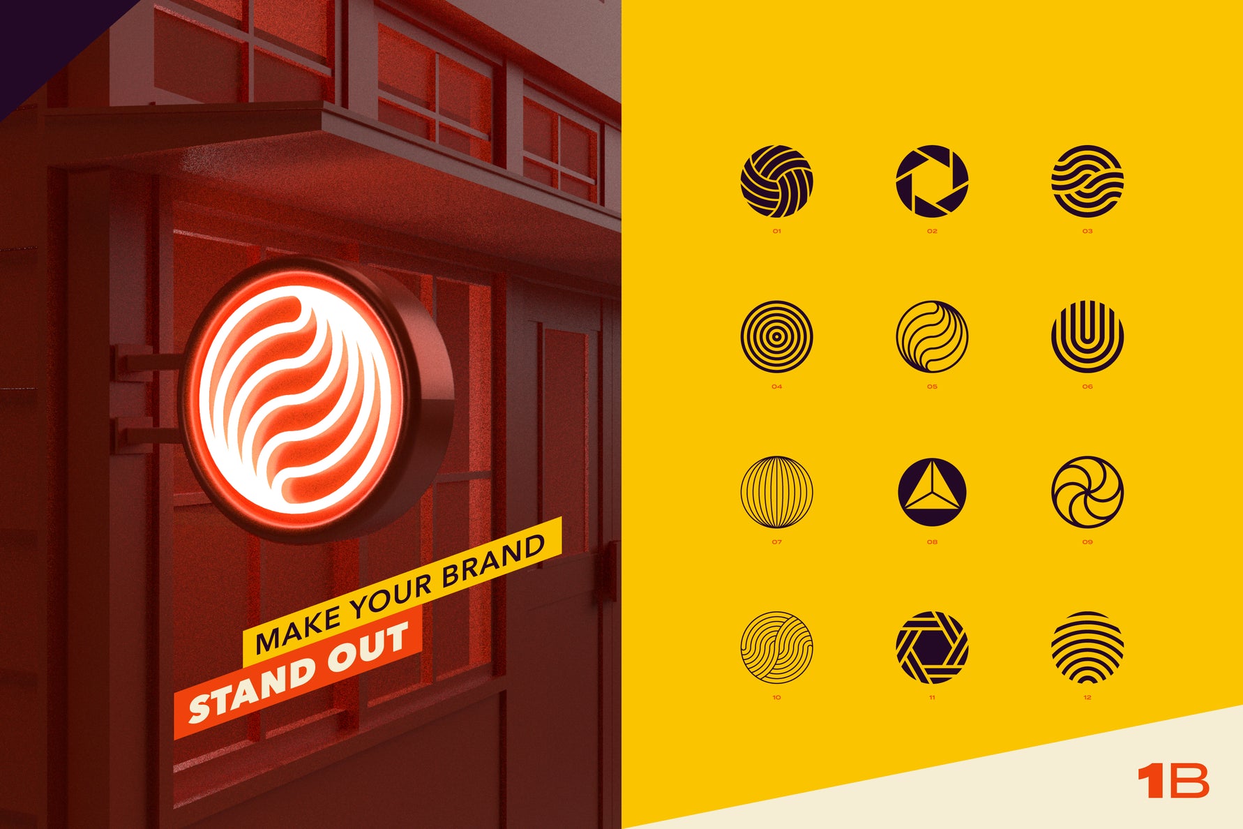 96 Abstract Logo Marks and Geometric Shapes Collection – Samolevsky