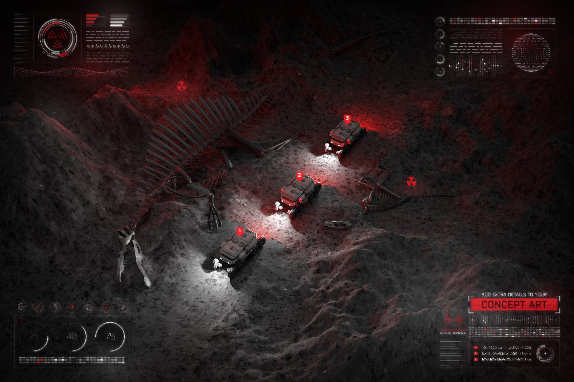 Futuristic UI Kit - 200 Design Elements – Samolevsky