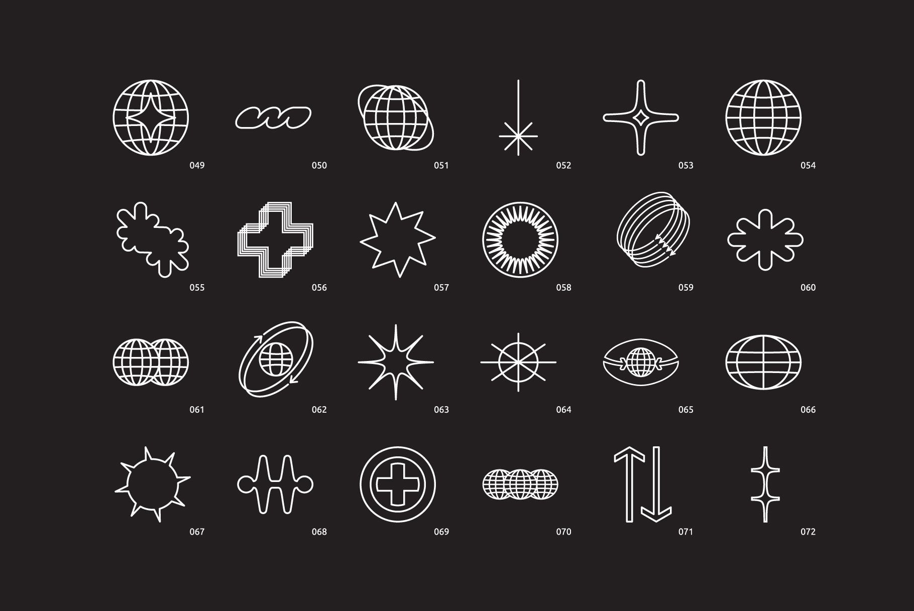 96 Linear Vector Shapes. Part 1 – Samolevsky